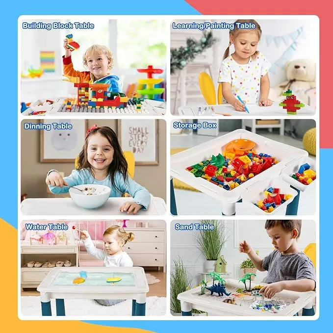 All In One Kids Multi-functional Building Blocks Table – IBMC EduHub